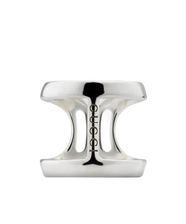 Gucci Staffa Ring - White