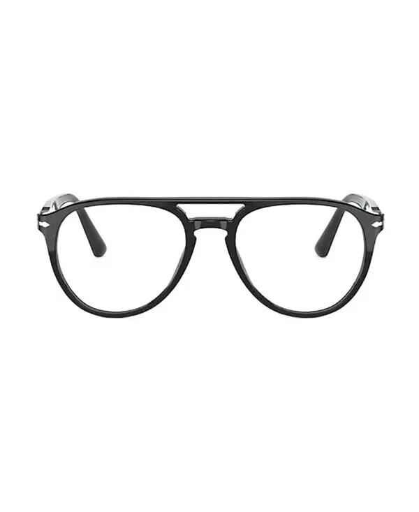 Persol Aviator Frame Eyeglasses - Black