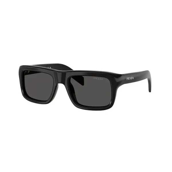 Prada Rectangular Frame Sunglasses - Black