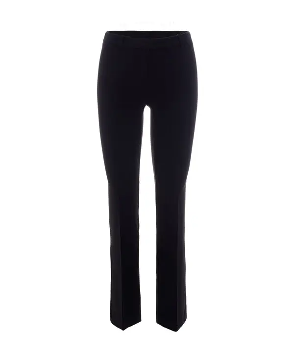 Patrizia Pepe Slit-hem Pants - Black