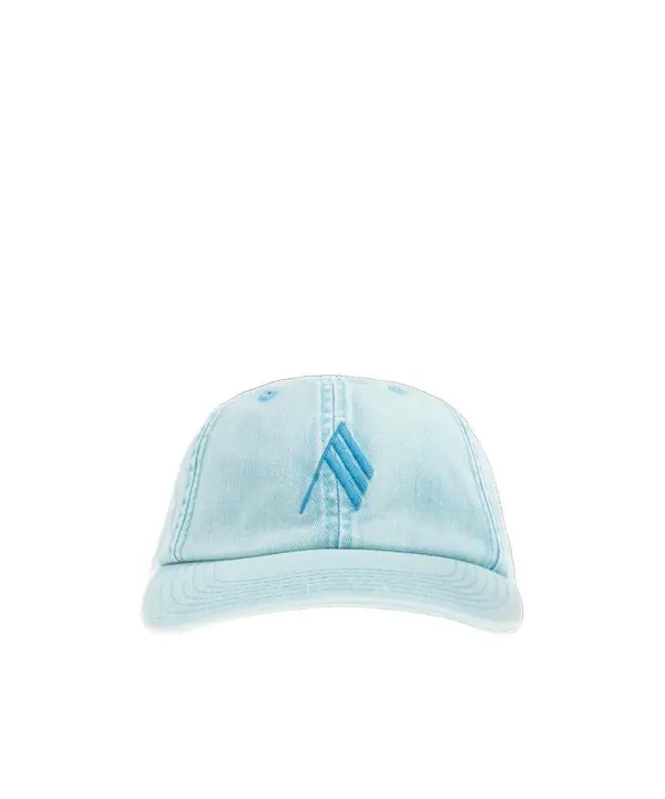 Attico Embroidered Logo Baseball Cap - Blue