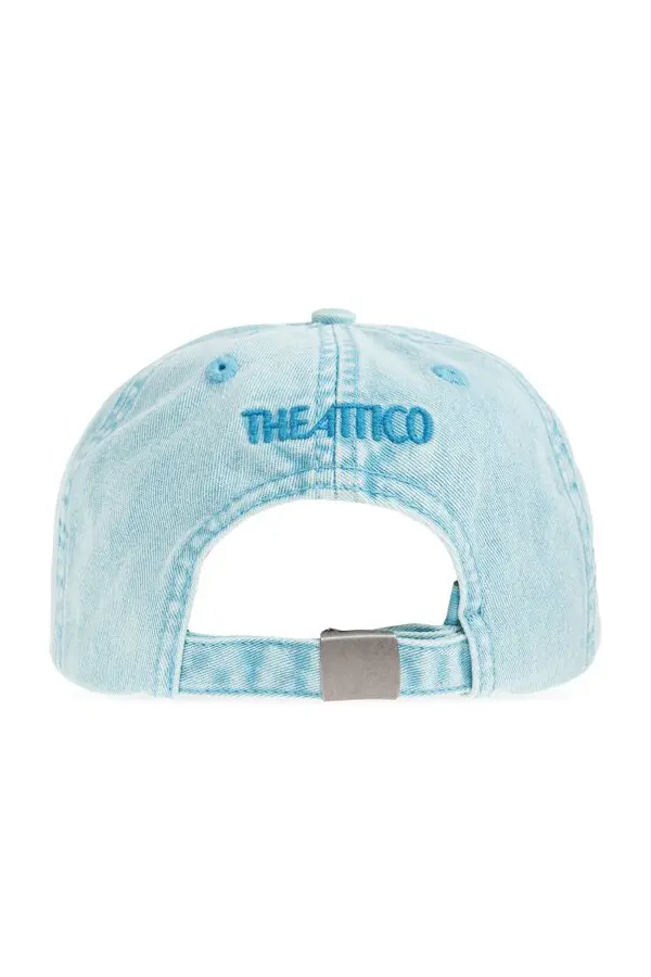 Attico Embroidered Logo Baseball Cap - Blue