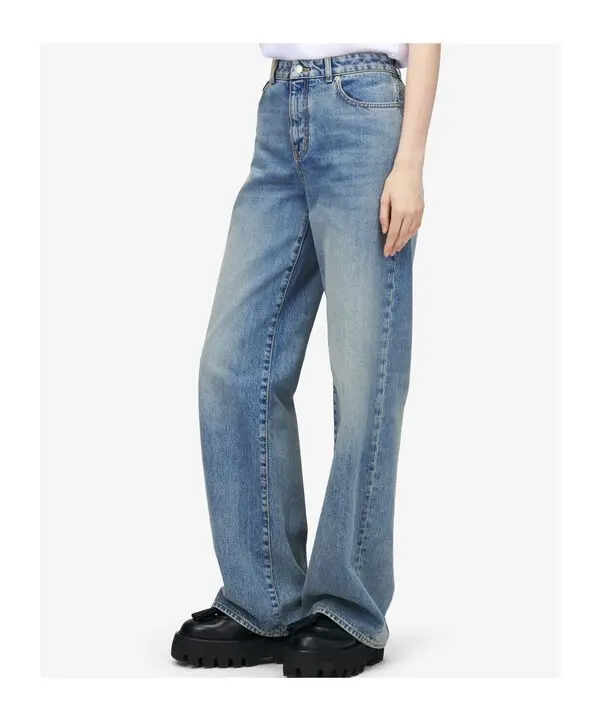 Alexander McQueen Wide-leg Jeans - Washed Blue