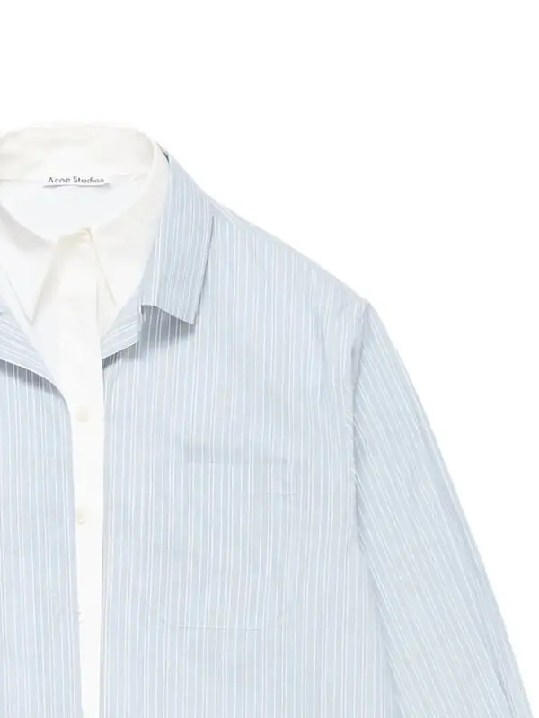 Acne Studios Striped Layered Button-up Shirt