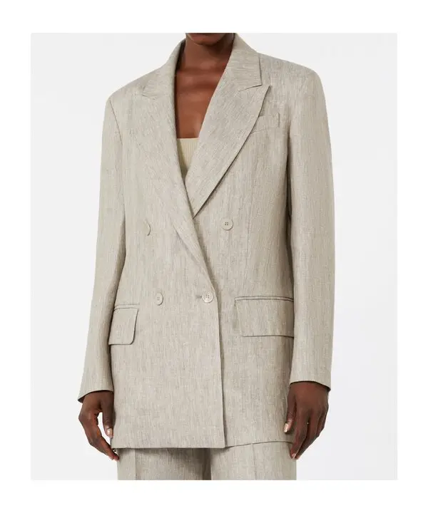Max Mara Double-breasted Blazer - Nude