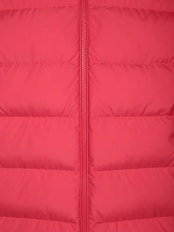 Moncler Hooded Zip-up Padded Jacket - Red