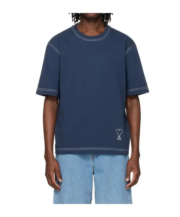 AMI Paris De Coeur Boxy T-shirt