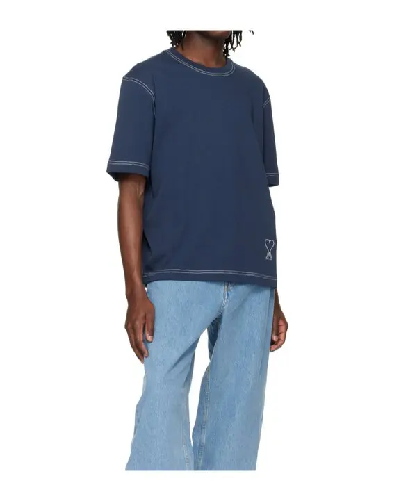 AMI Paris De Coeur Boxy T-shirt