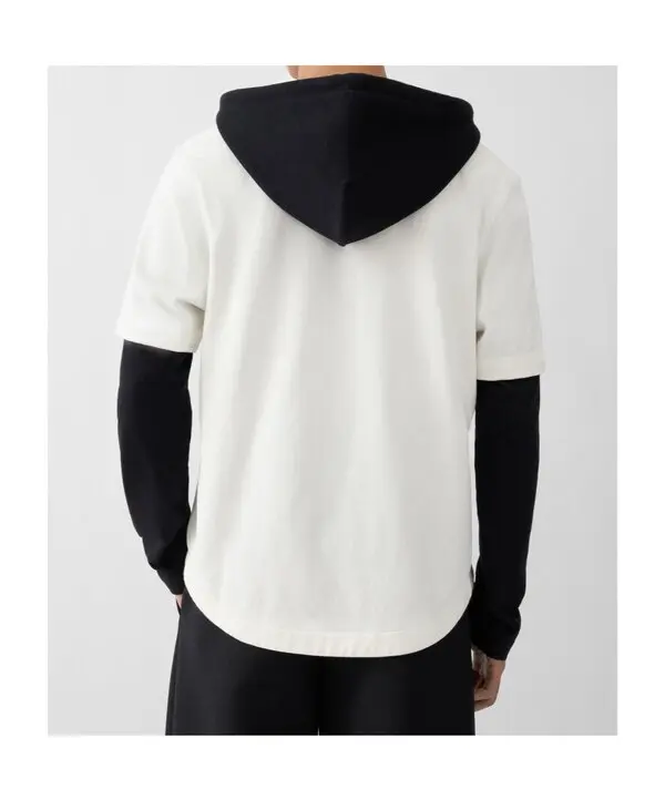 Jacquemus Layered Hooded Button Sweatshirt
