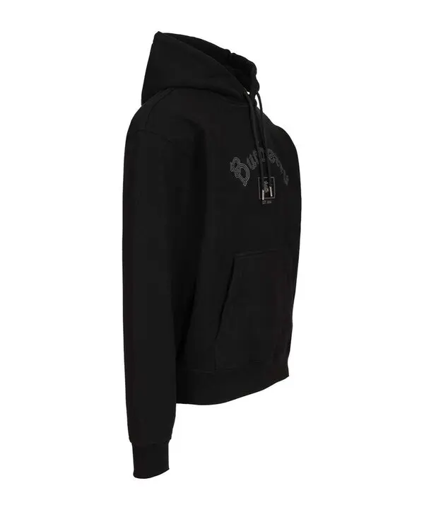 Burberry Gothic Logo Cotton Hoodie