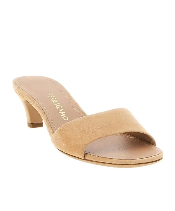 FERRAGAMO Tatiana Sandals - Nude
