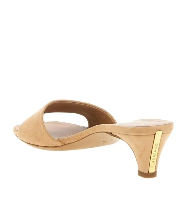 FERRAGAMO Tatiana Sandals - Nude