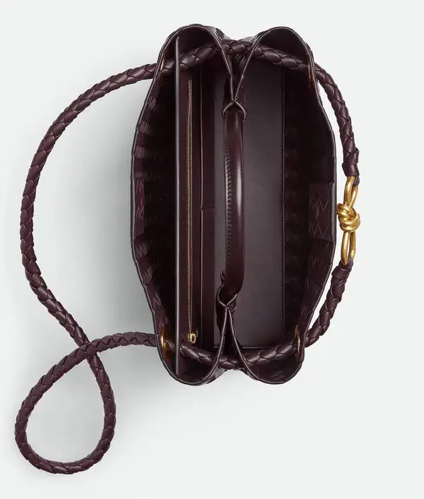 Bottega Veneta Andiamo Medium Shoulder Bag - Dark Barolo