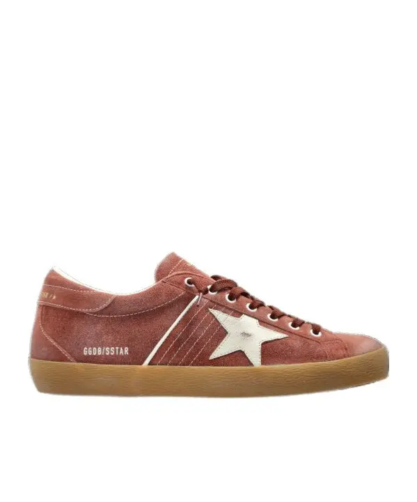 GOLDEN GOOSE Super Star Lace-up Sneakers - Brown