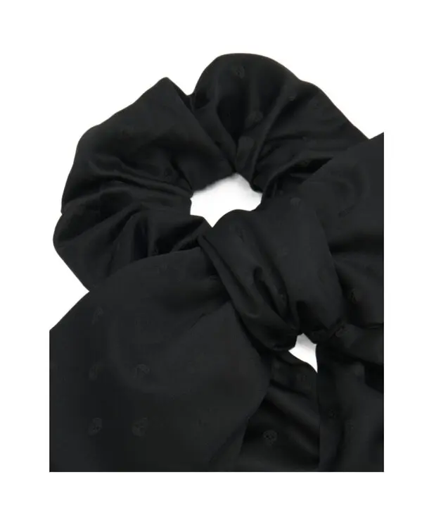 Alexander McQueen Skull Jacquard Bow Scrunchie