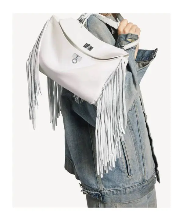 Balenciaga Rodeo Small Fringe Handbag