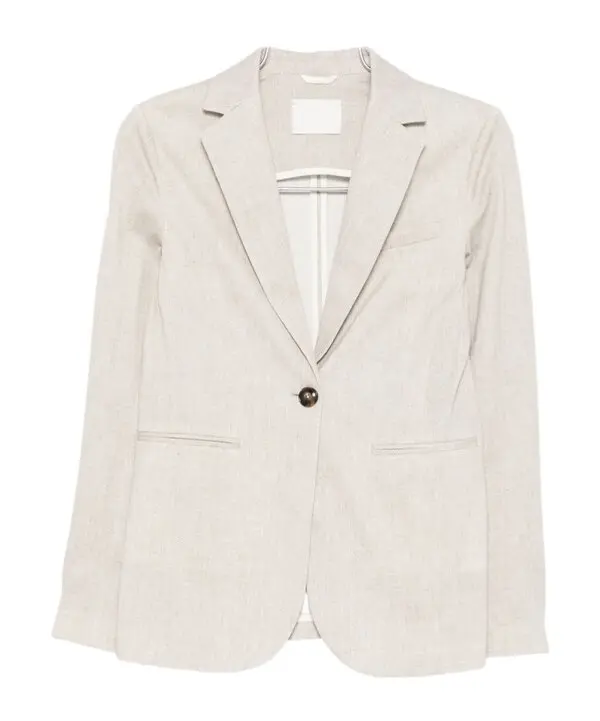 CIRCOLO 1901 Single-breasted Blazer - White