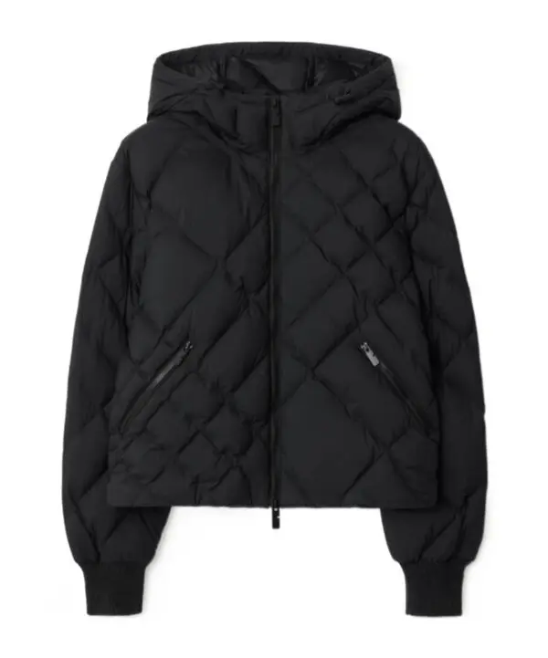 Burberry Quilted Puffer Jacket With Drawcord Hood