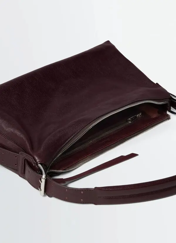 LEMAIRE Belted Baguette Shoulder Bag - Chianti