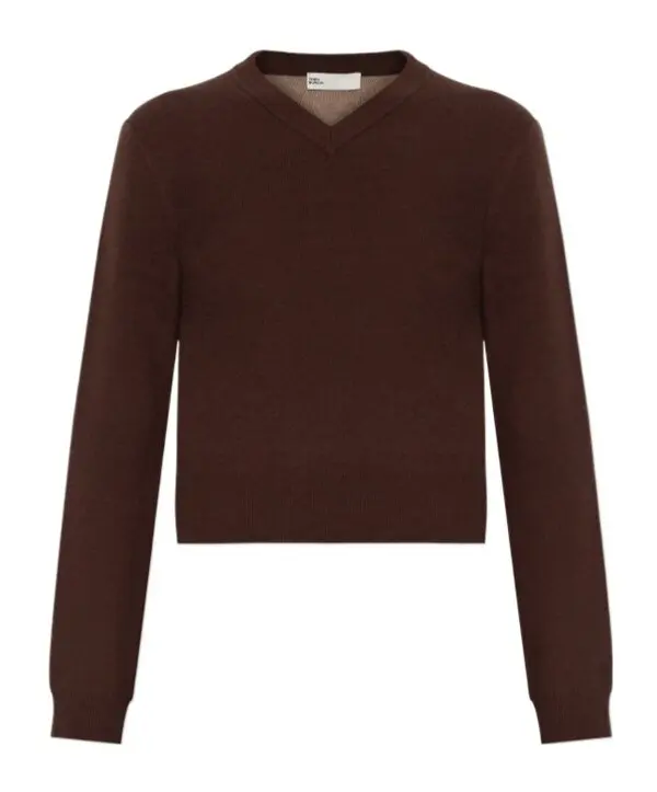 Tory Burch V-neck Long Sleeve Jumper