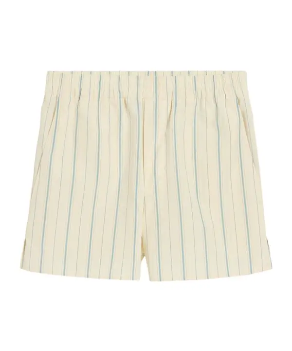 AMI Paris Striped Elasticated Waist Shorts
