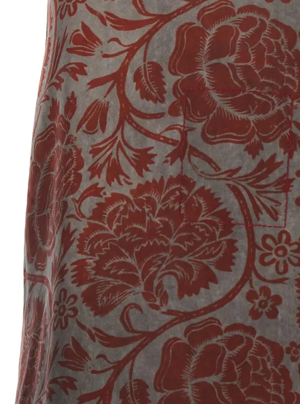 UMA WANG Sleeveless Printed Maxi Dress