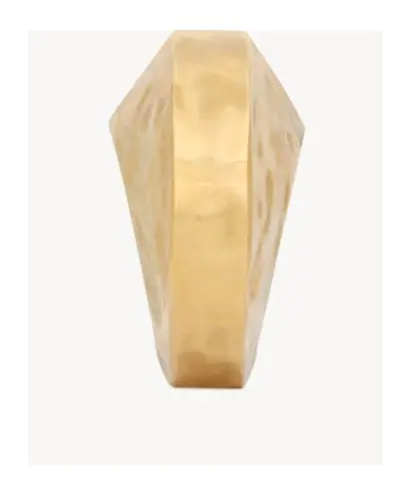 Saint Laurent Plateau Dome Cuff In Metal