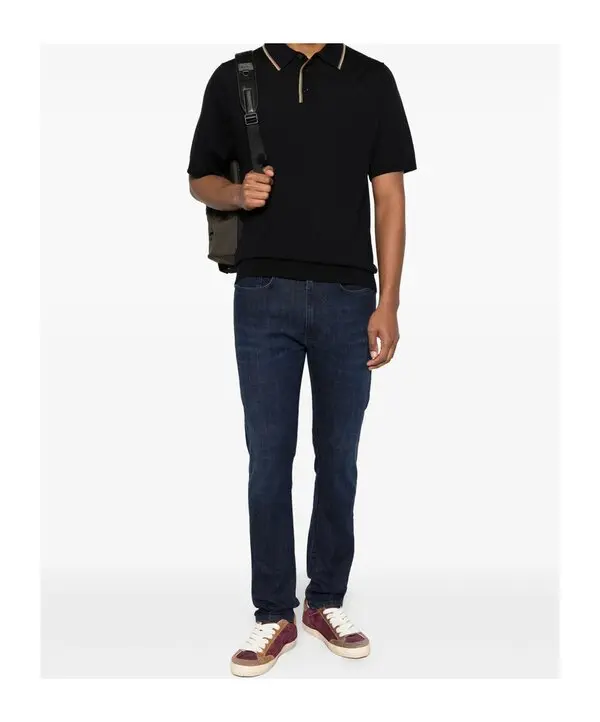 PT TORINO Straight Leg Jeans - Black