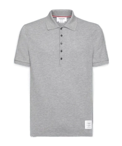Thom Browne 4-bar Short-sleeved Polo Shirt