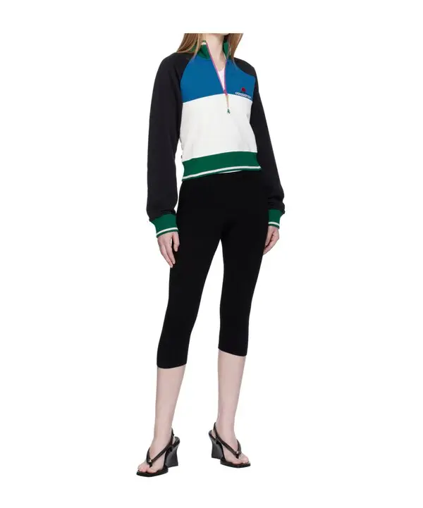 Casablanca Colour-block Quarter-zip Sweatshirt