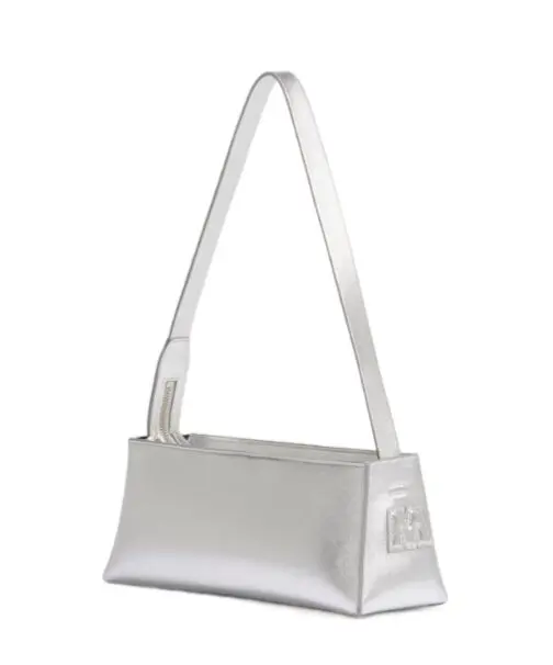 Marni Museo Baguette Shoulder Bag - Silver