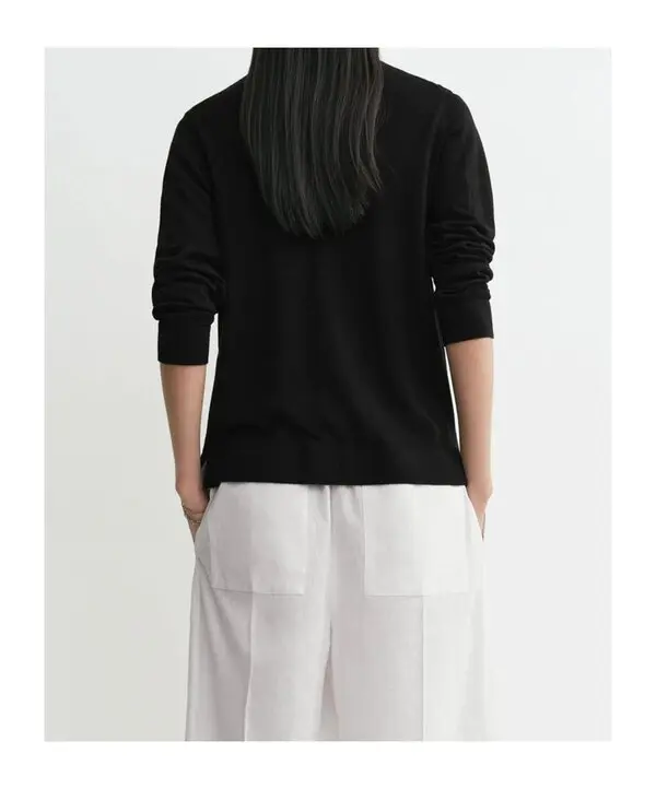 TOTEME Long-sleeved Knitwear With Half-button Closure