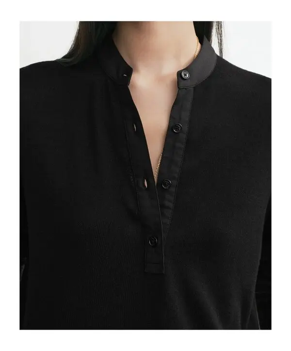 TOTEME Long-sleeved Knitwear With Half-button Closure