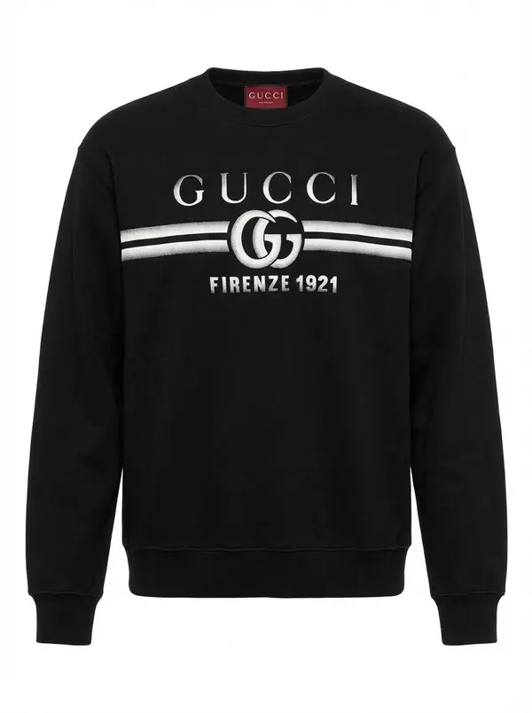 Gucci Cotton Jersey Printed Sweatshirt
