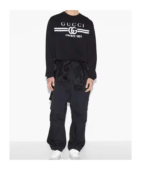 Gucci Cotton Jersey Printed Sweatshirt