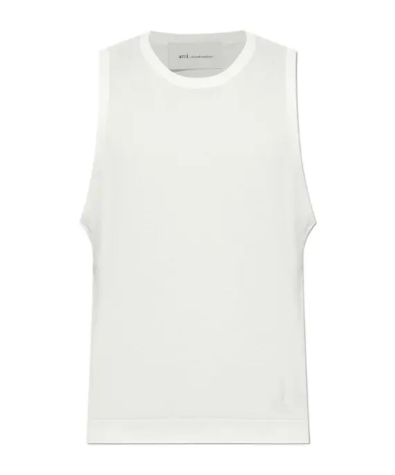AMI Paris Sleeveless Tank Top