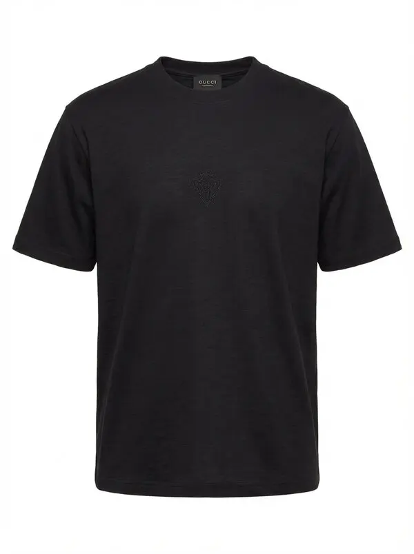 Gucci Soft Rayon Jersey T-shirt With Embroidery