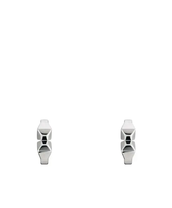 Gucci Chiodo Hoop Earrings - White