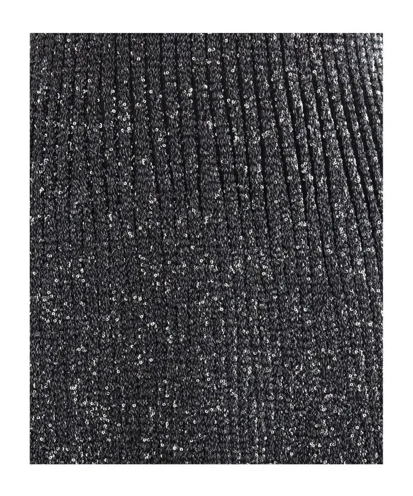 Alaïa High-neck Ribbed Midi Dress