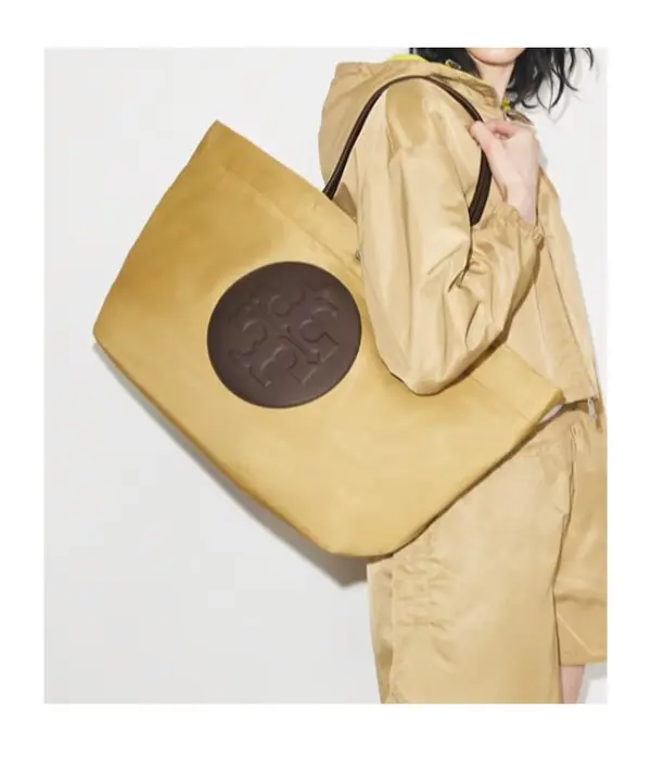 Tory Burch Logo Patch Tote Bag