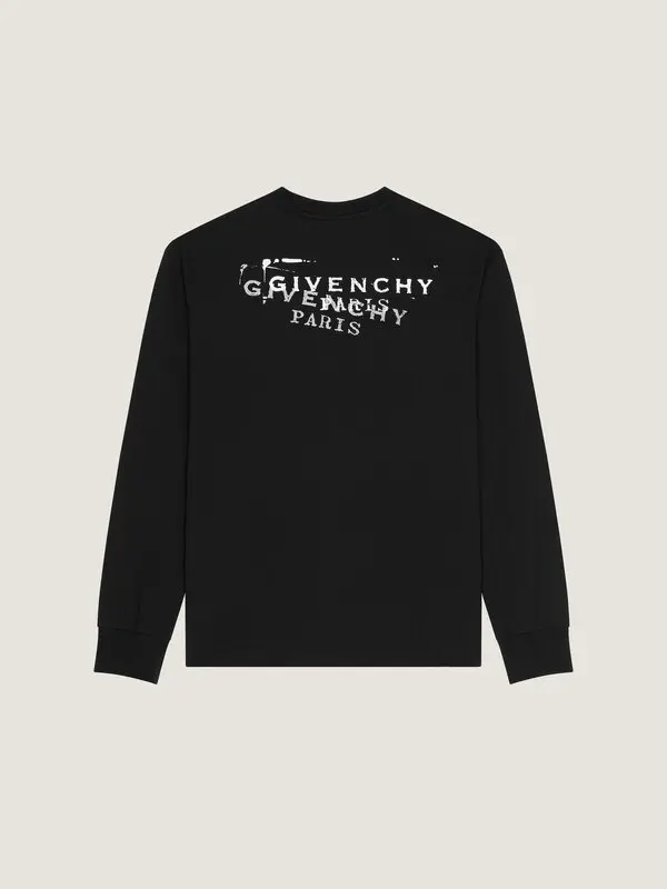 Givenchy Stamp Printed Long-sleeved T-shirt