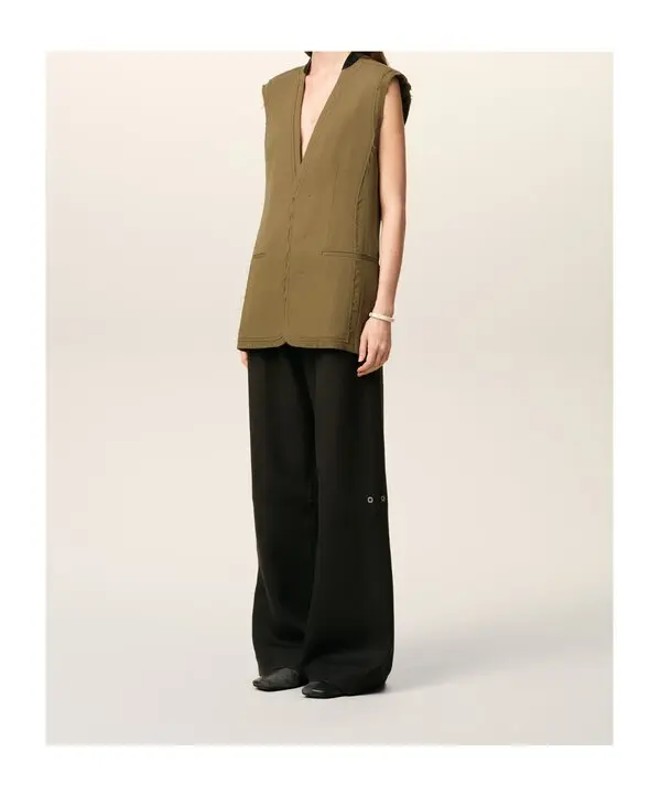 AMI Paris Wool Gilet - Green