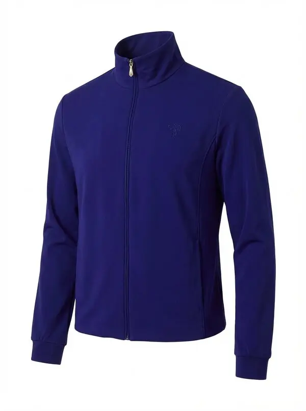 Gucci Stretch Nylon Gabardine Zip Jacket - Bright Blue