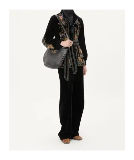 Valentino Garavani Beaded Velvet Overshirt