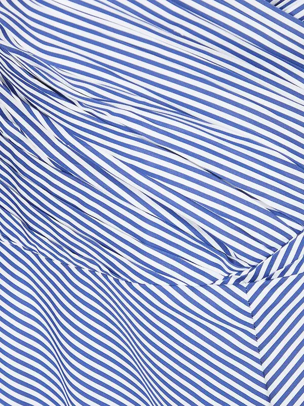 Ralph Lauren Sleeveless Pinstriped Maxi Dress