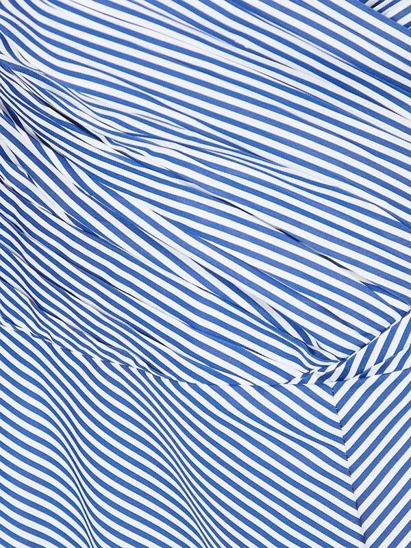 Ralph Lauren Sleeveless Pinstriped Maxi Dress