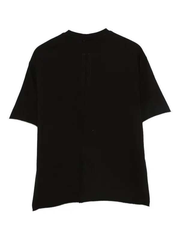 Rick Owens Logo Detail Raw-edge T-shirt