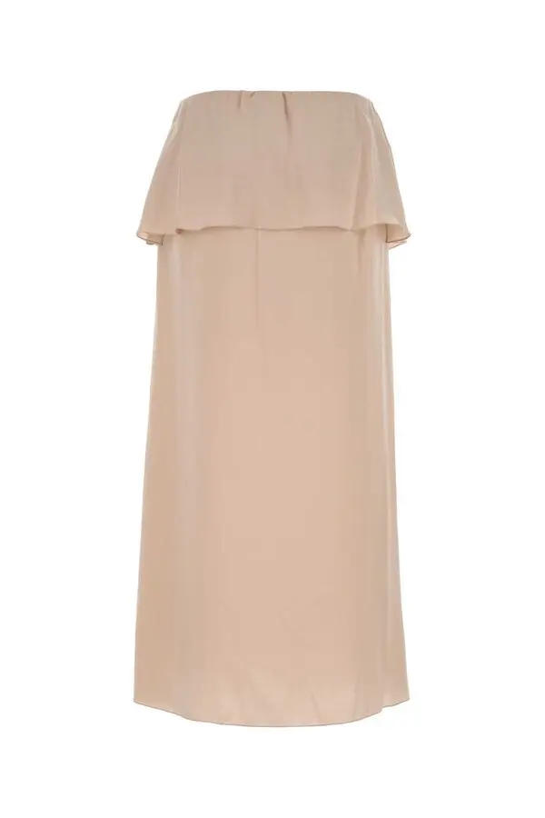 Chloé Layered Midi Skirt - Rose Powder