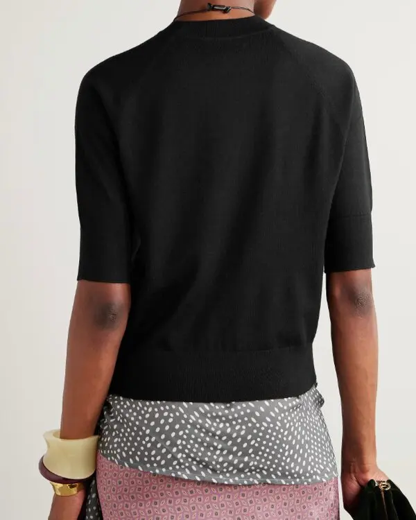 Dries Van Noten Short-sleeved Knitted Jumper