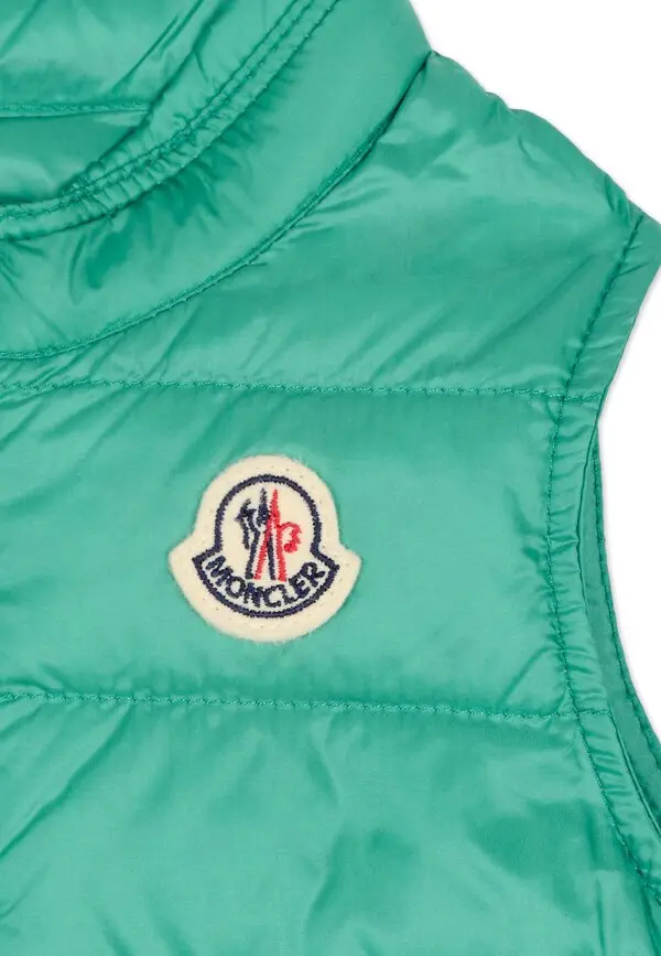 Moncler Amaury Packable Down Vest - Green